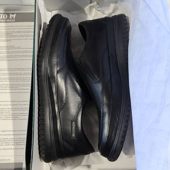 Mephisto | Shoes | Mephisto Mens Twain Casual Shoes Black Randy Leather ...